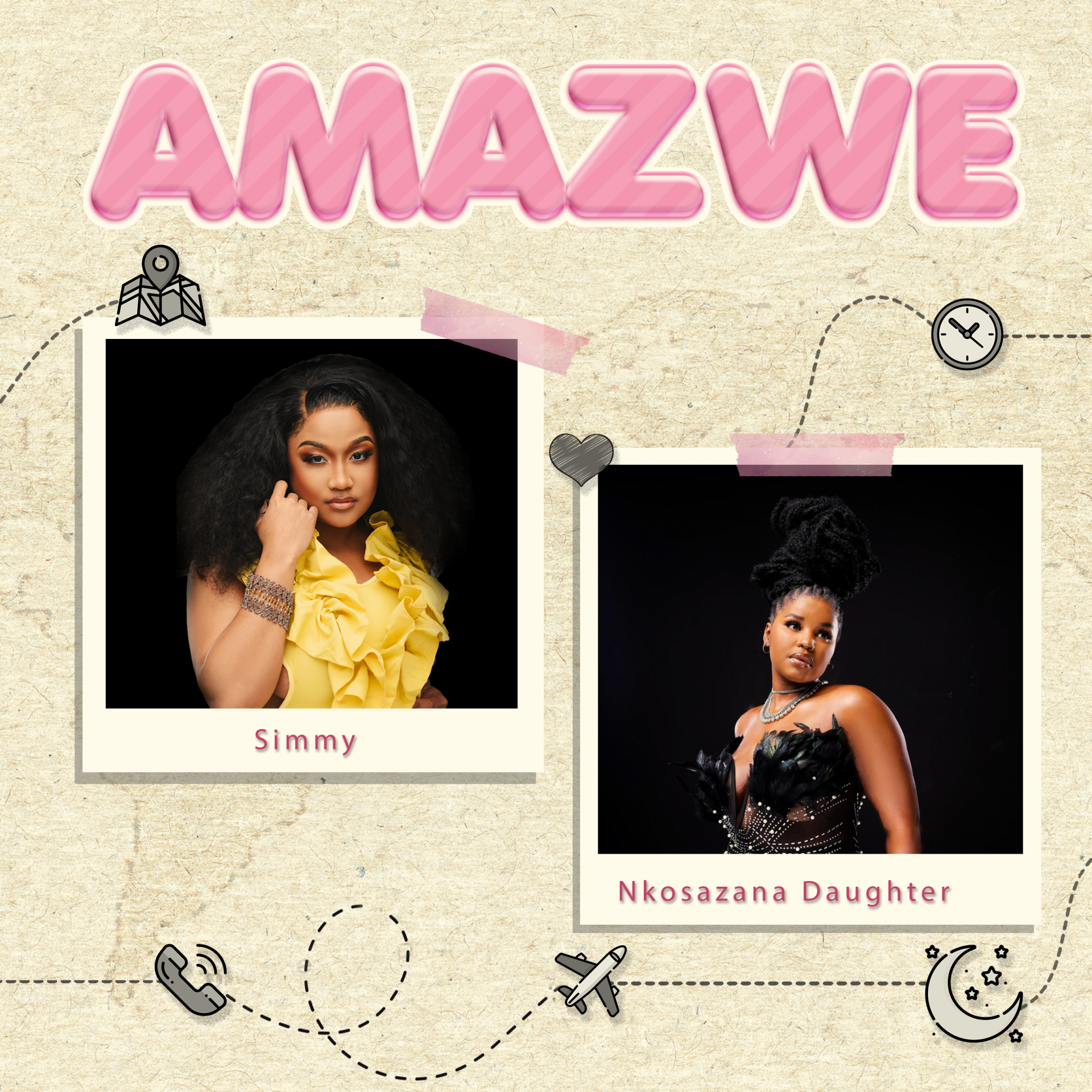 Simmy and Nkosazana Daughter team up on "Amazwe"